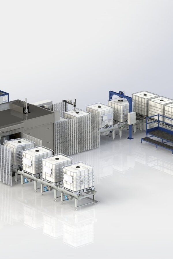 Custom IBC cleaning units | CTW Cleaning Systems