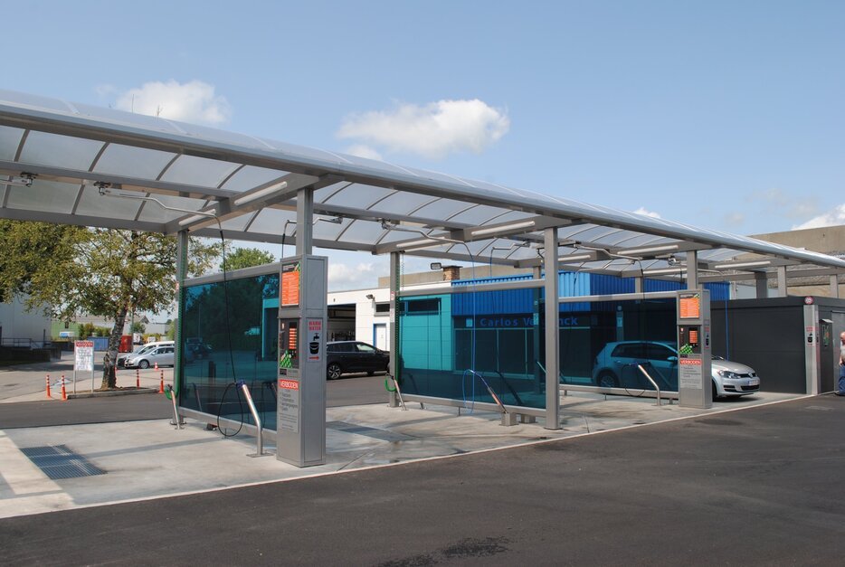 Self-carwash for garage owner (Aalter) | CTW Cleaning Systems